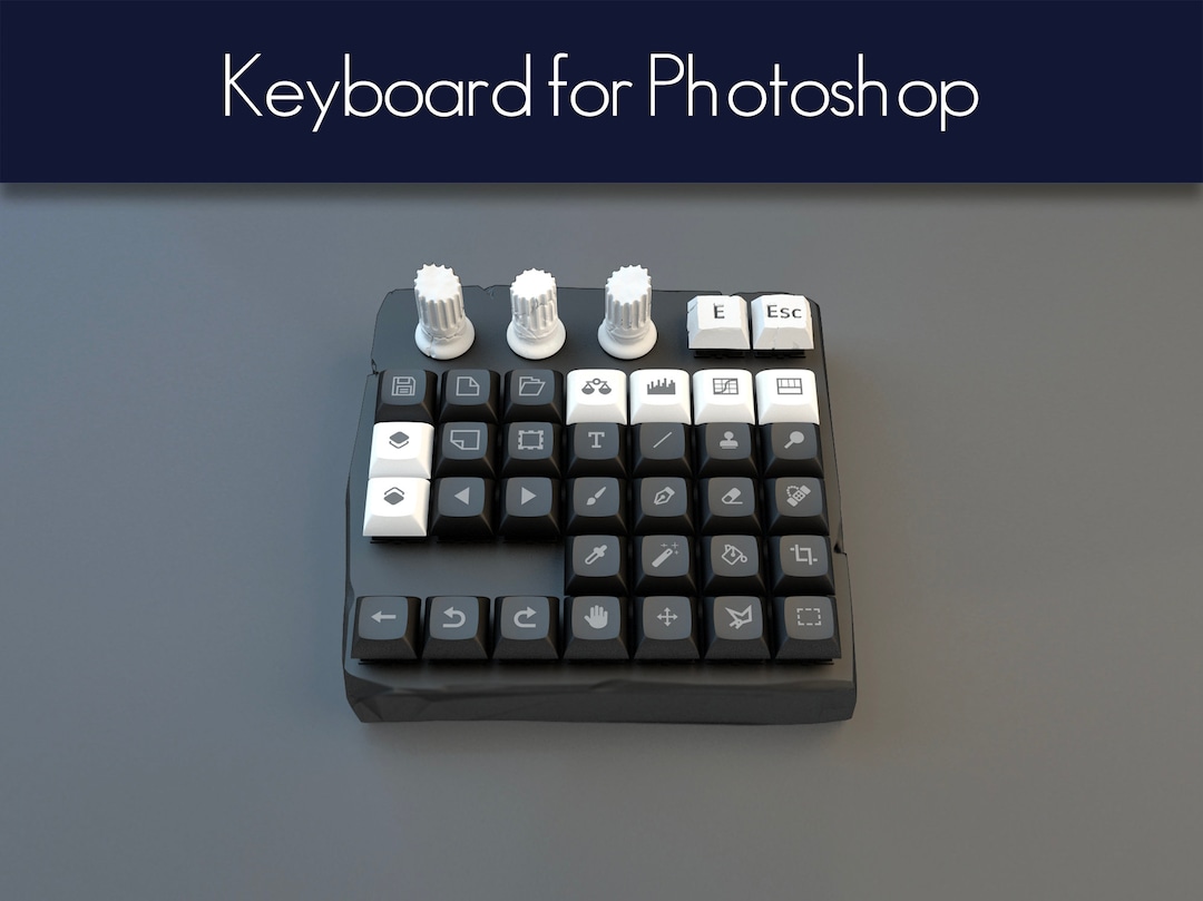 Antique Style Keyboard Keypad Shortcuts DIY for Photoshop - Etsy