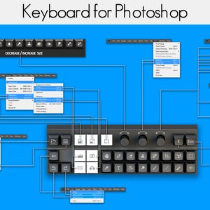 Custom Mechanical Keyboard for Photoshop for Artists and Designers - Etsy