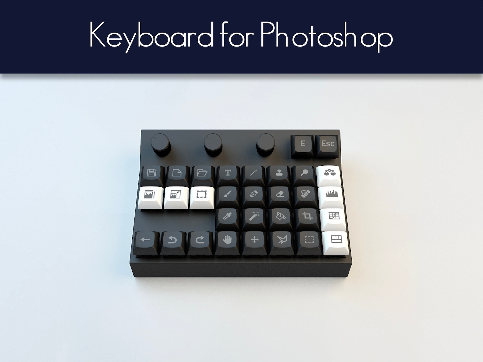 Small Keyboard Keypad Controller DIY for Photoshop - Etsy