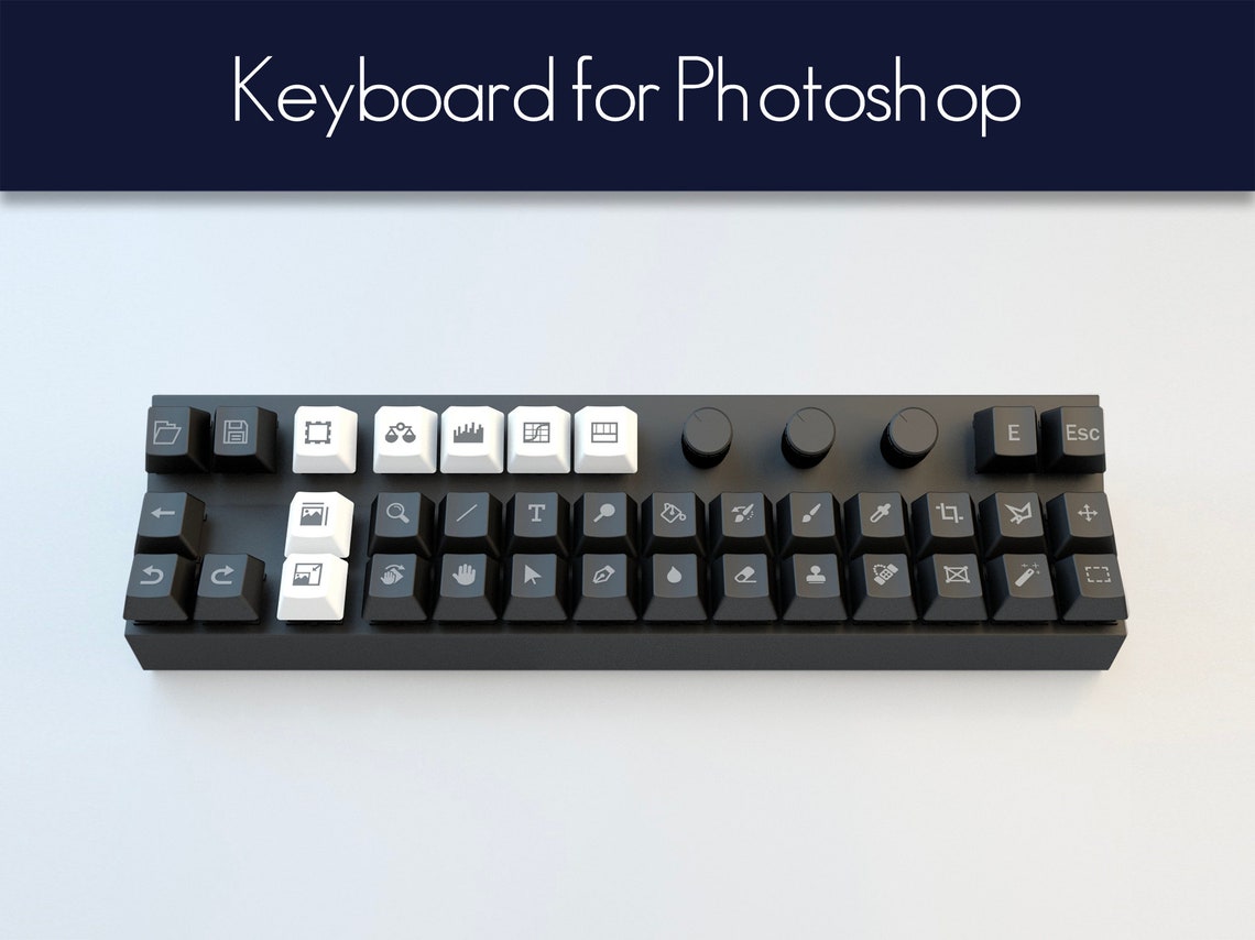 Mechanical Keypad Keyboard Shortcuts DIY for Photoshop - Etsy