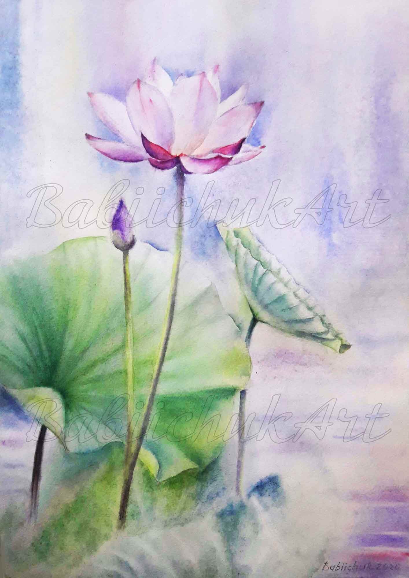 Set of 2 Original Paintings of Flowers. Diptych Wall Art - Etsy