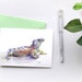 Watercolor Rainbow Lizard Card. Greeting Printable Note Blank. - Etsy