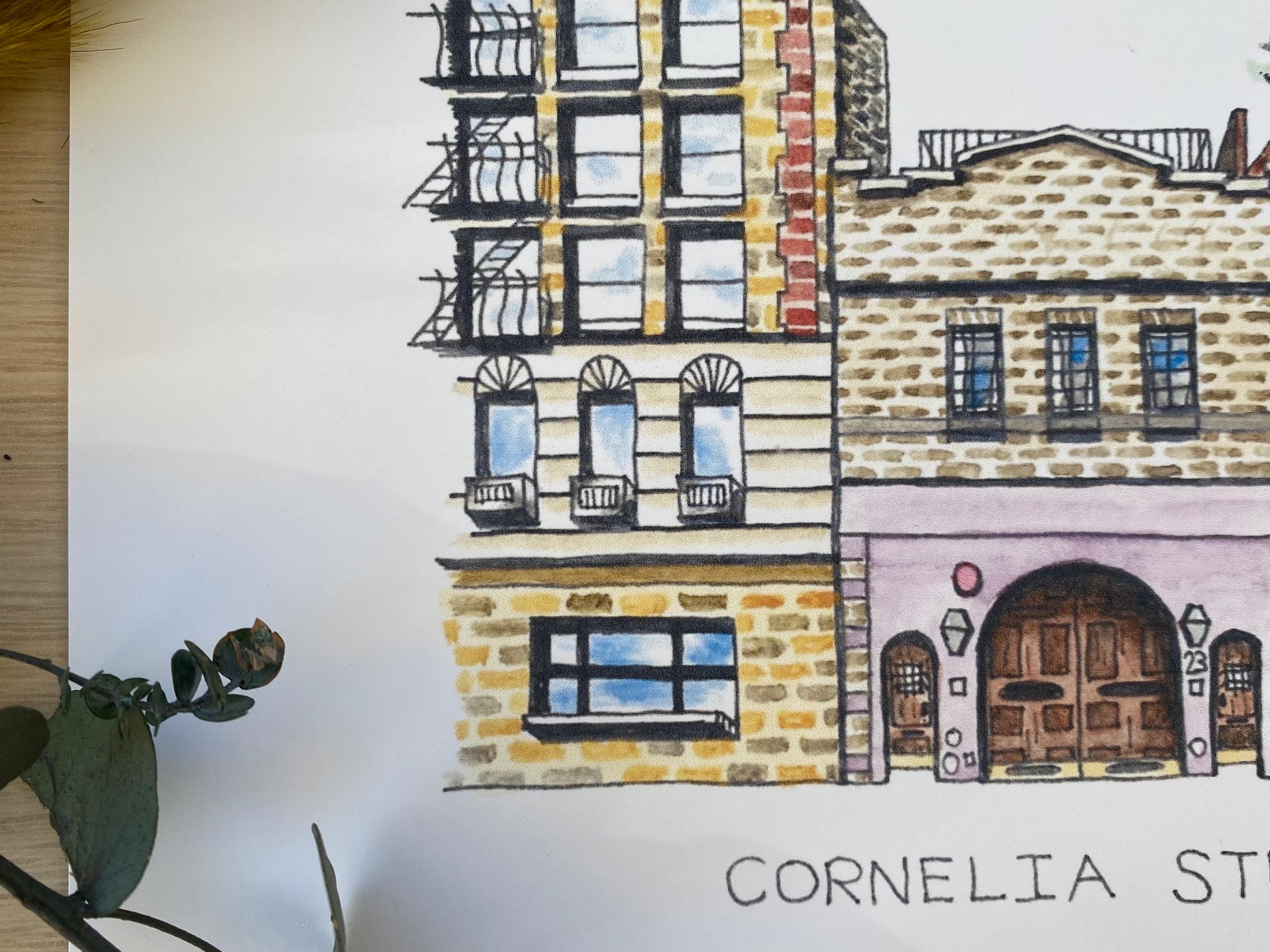Cornelia Street Art Print, Taylor Swift Inspired Painting - Etsy UK