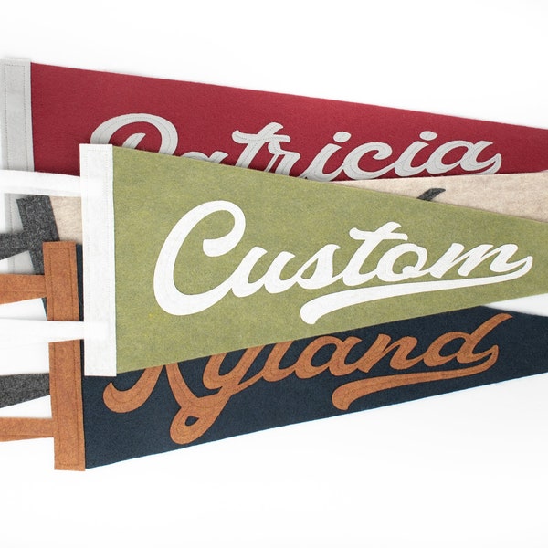Custom Pennant - Etsy