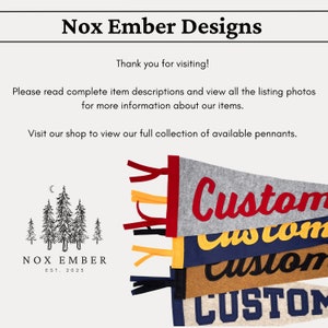 Old-fashioned Script Pennant Flag - Sewn Detail - { Customizable ...