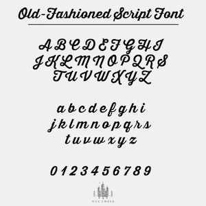 Old-fashioned Script Pennant Flag - Sewn Detail - { Customizable ...