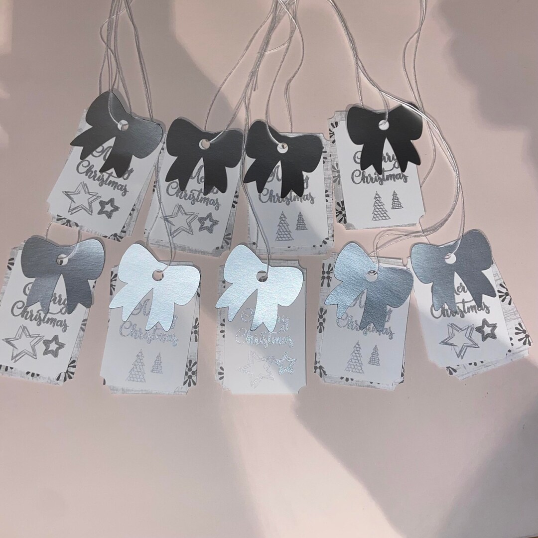 SVG Christmas Gift Tags Cut and Sketch 3 Studio3 Png - Etsy