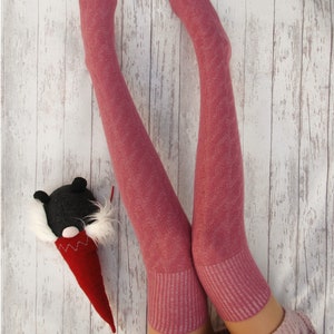 Thigh High Socks Black Wool Boot Socks Knee High Socks Winter - Etsy