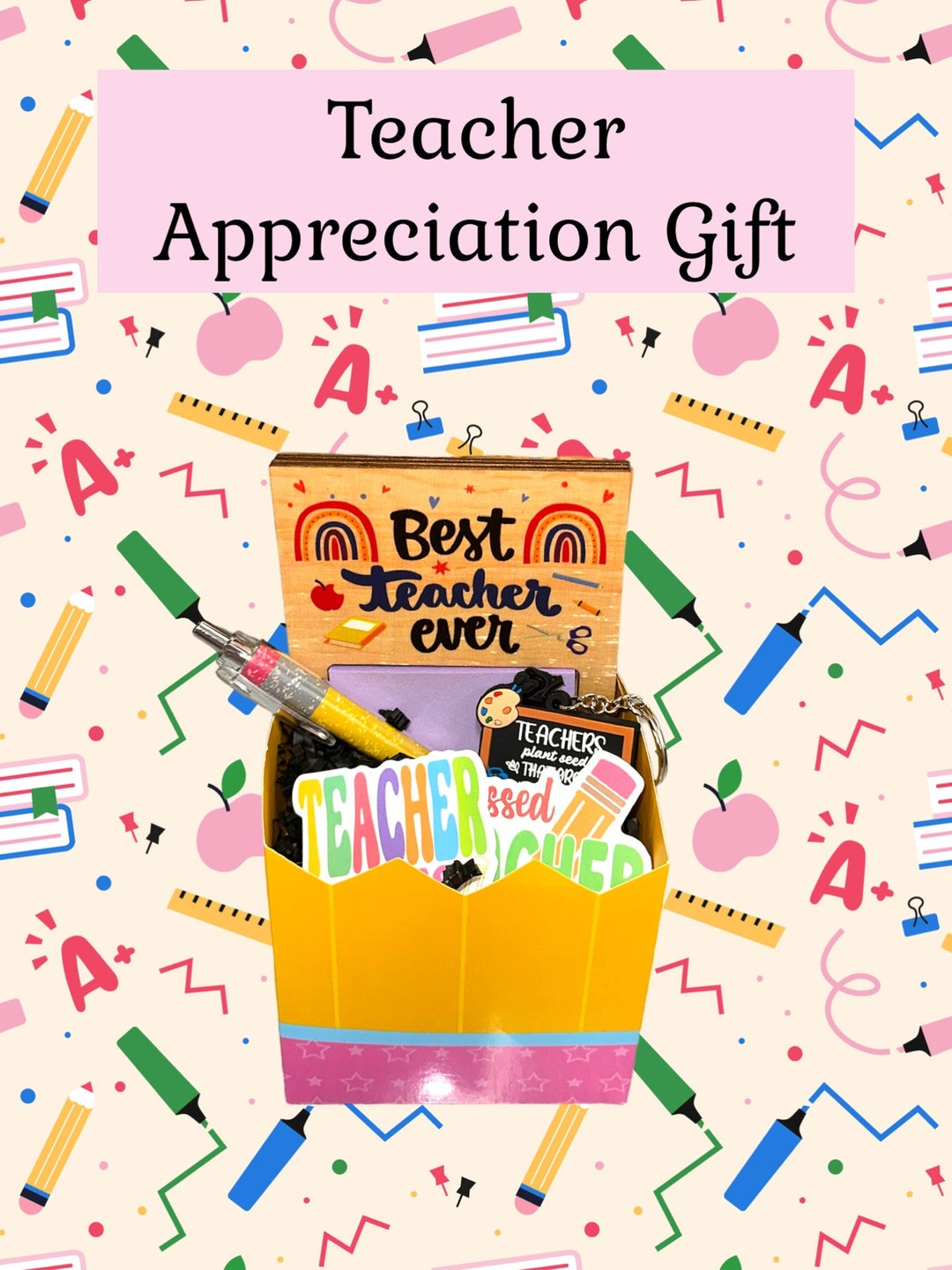 Teacher Appreciation Gift Set - Etsy