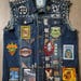 Metallica Pantera M72 Tour Battle Jacket Vest Denim CUSTOM MADE (full ...