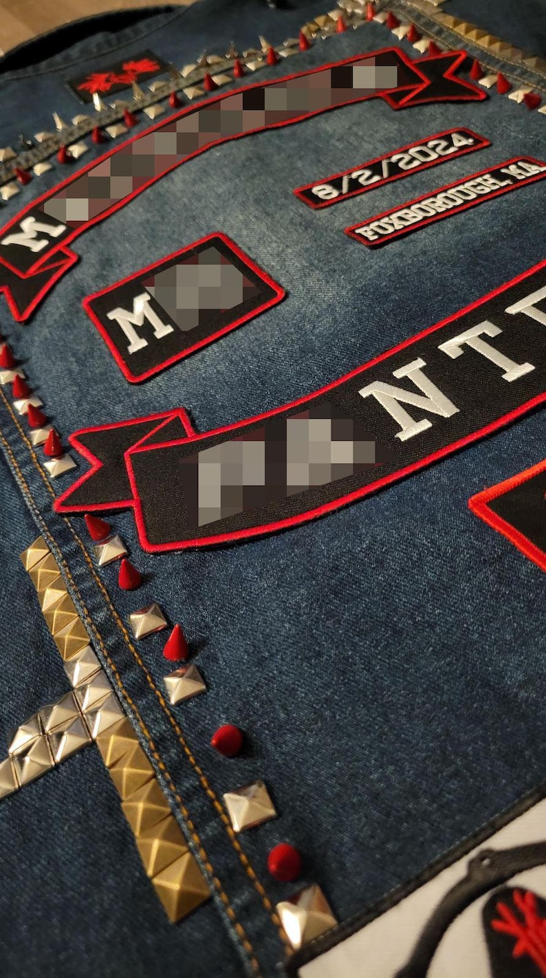 Metallica Pantera M72 Tour Battle Jacket Vest Denim CUSTOM MADE (full ...