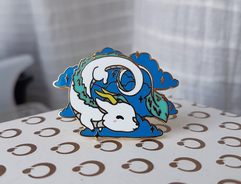Cute Dragon Enamel Pin | Etsy