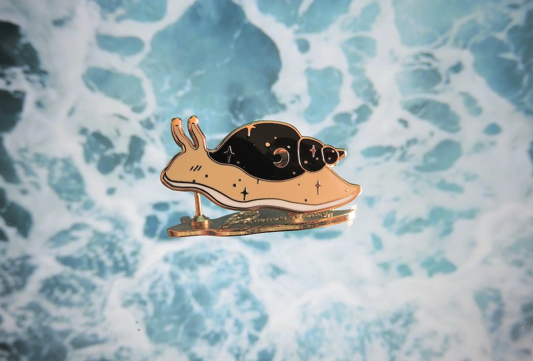 Sea Snail Enamel Pin - Etsy