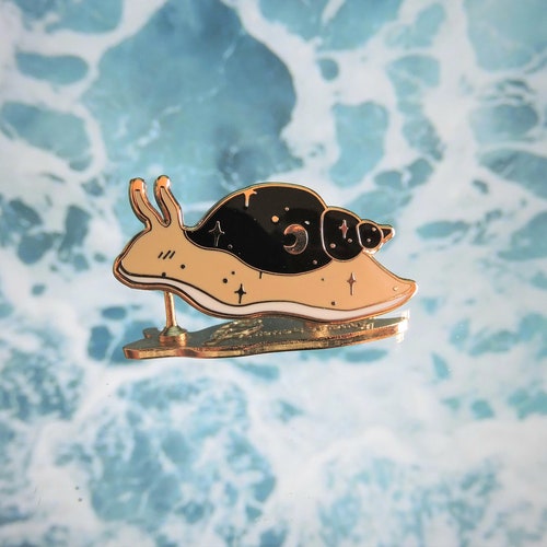 Sea Snail Enamel Pin - Etsy