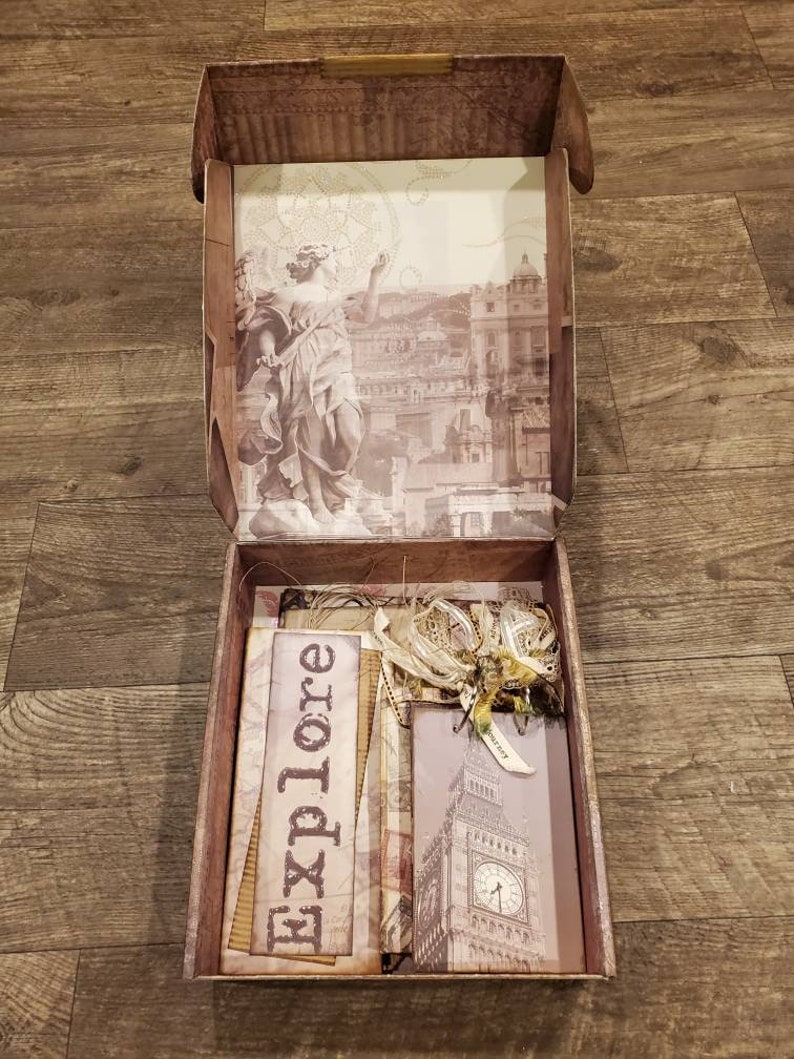 Keepsake Travel Box From Rome, Paris, London and Europe, Souvenirs From ...