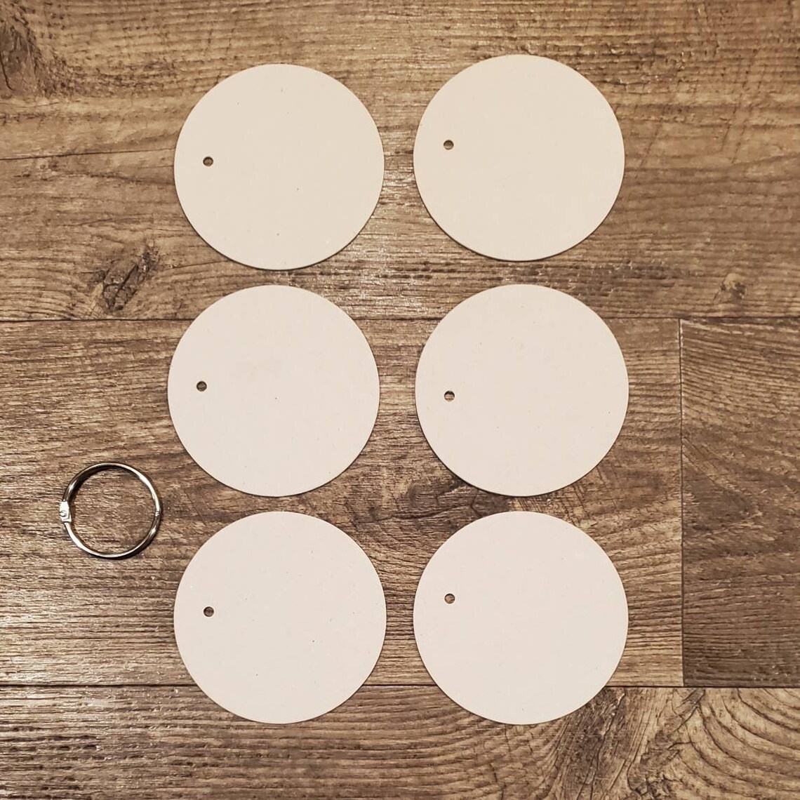 Blank DIY Circle-shaped Chipboard Scrapbook Photo Album or Blank DIY ...