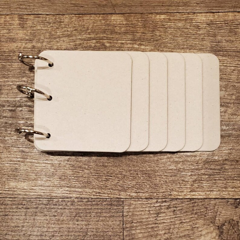 Blank DIY Waterfall Cascading Die-cut Chipboard Scrapbook Photo Album ...