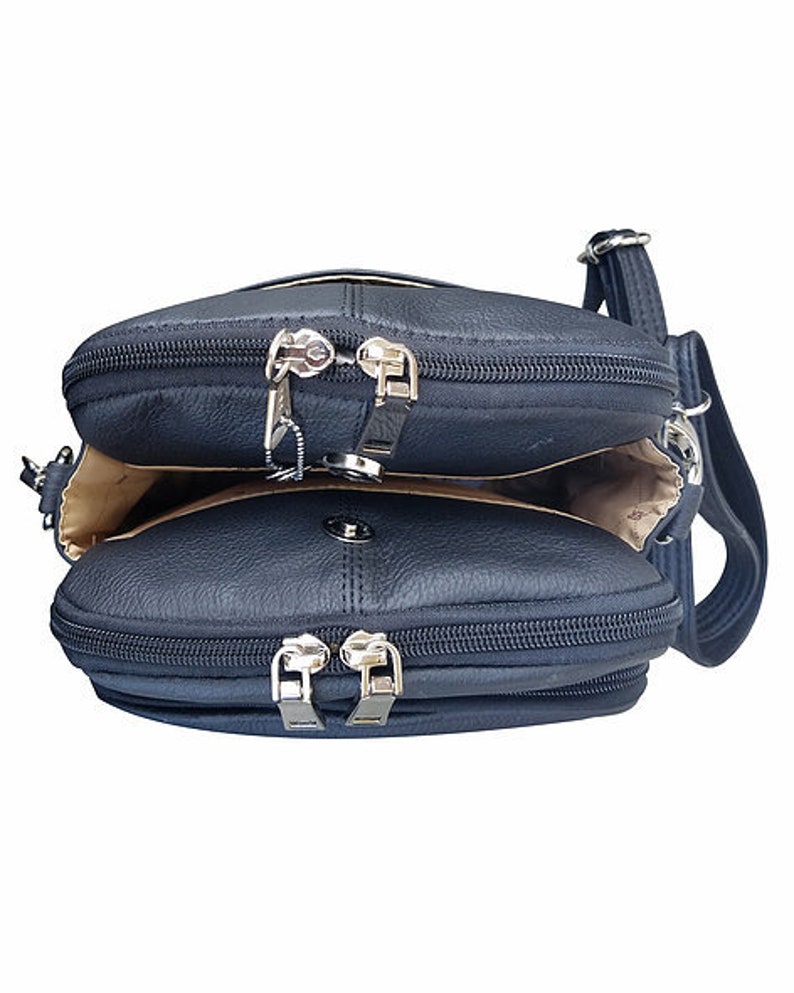 Leather Concealment Crossbody Bag Concealed Carry Purse CCW | Etsy