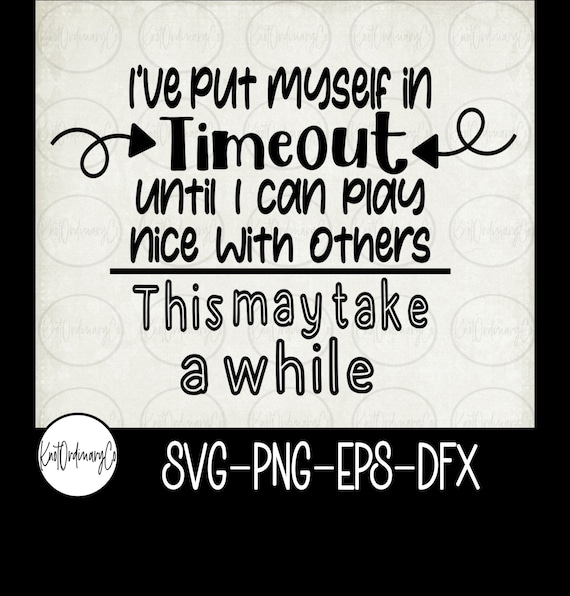 Timeout SVG Png Eps Dxf digital Download - Etsy