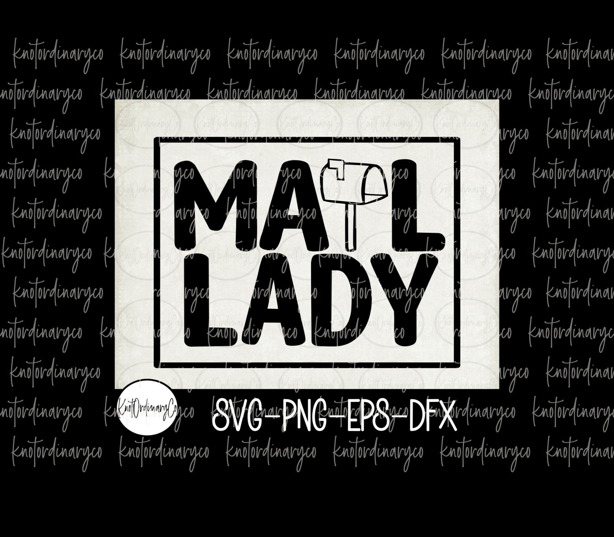 Mail Lady SVG Png Eps Dxf *digital Download* - Etsy