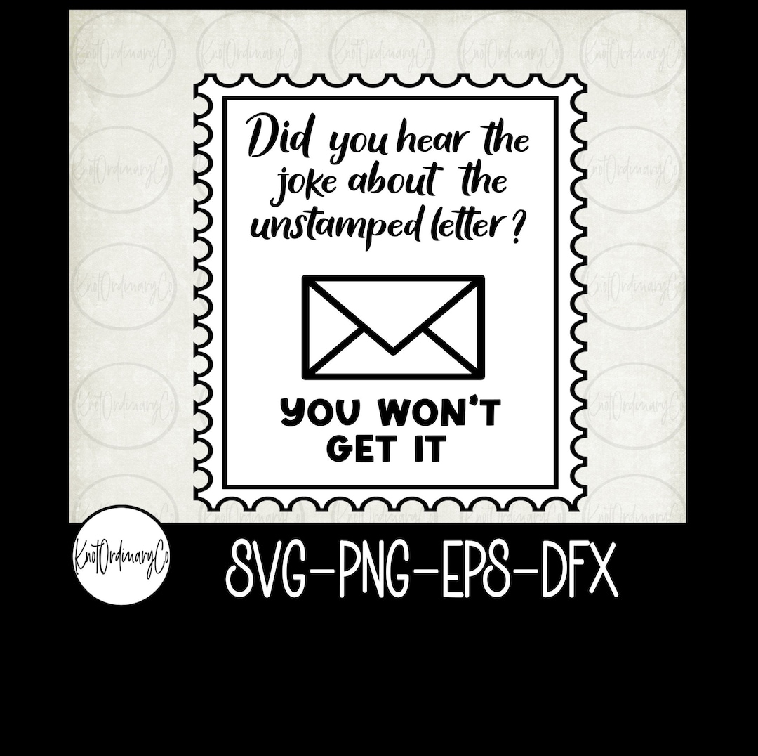 Stamp Joke SVG Pn Eps Dxf *digital Download* - Etsy