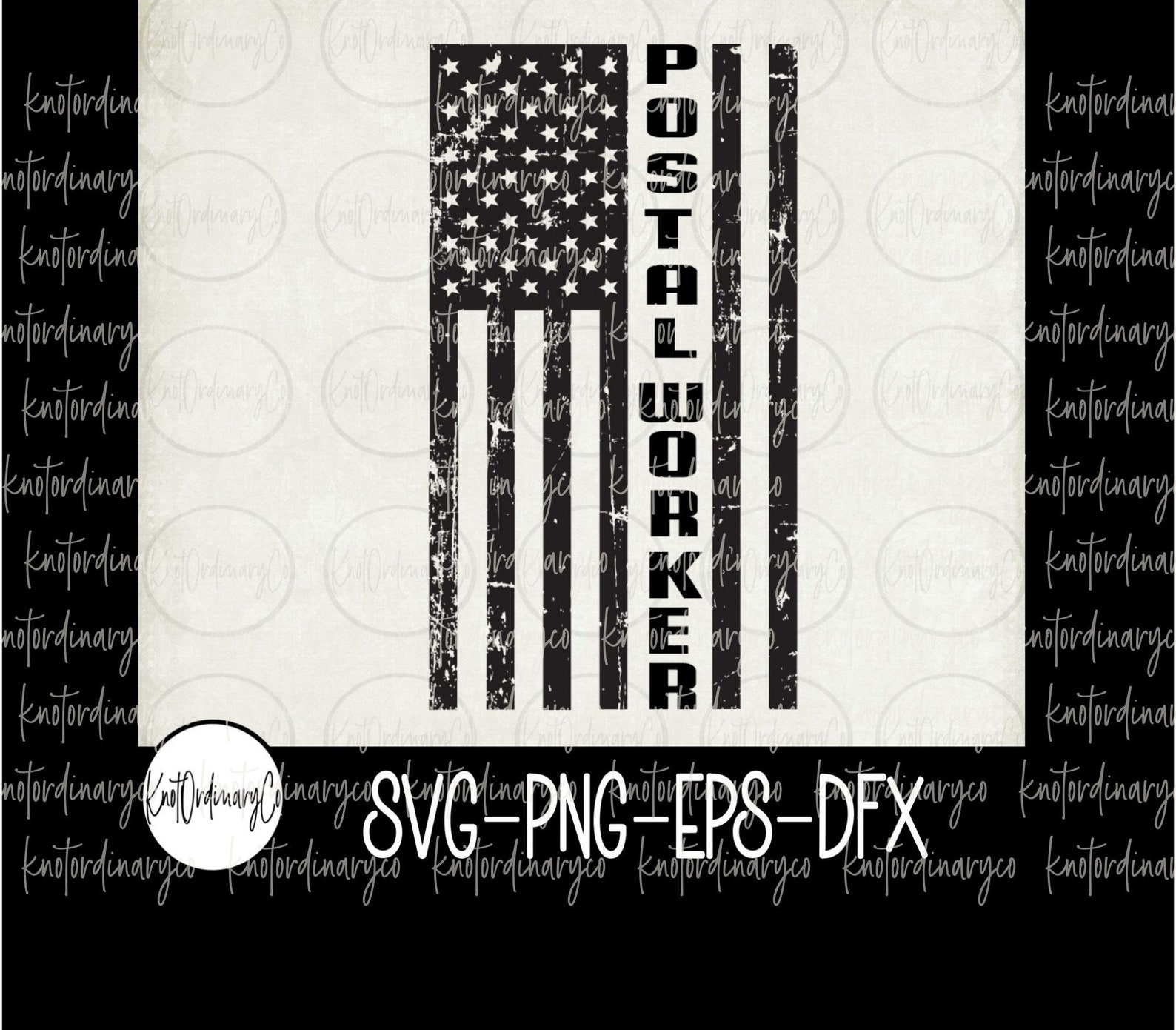 Postal Worker Flag SVG Png Eps Dxf *digital Download* - Etsy