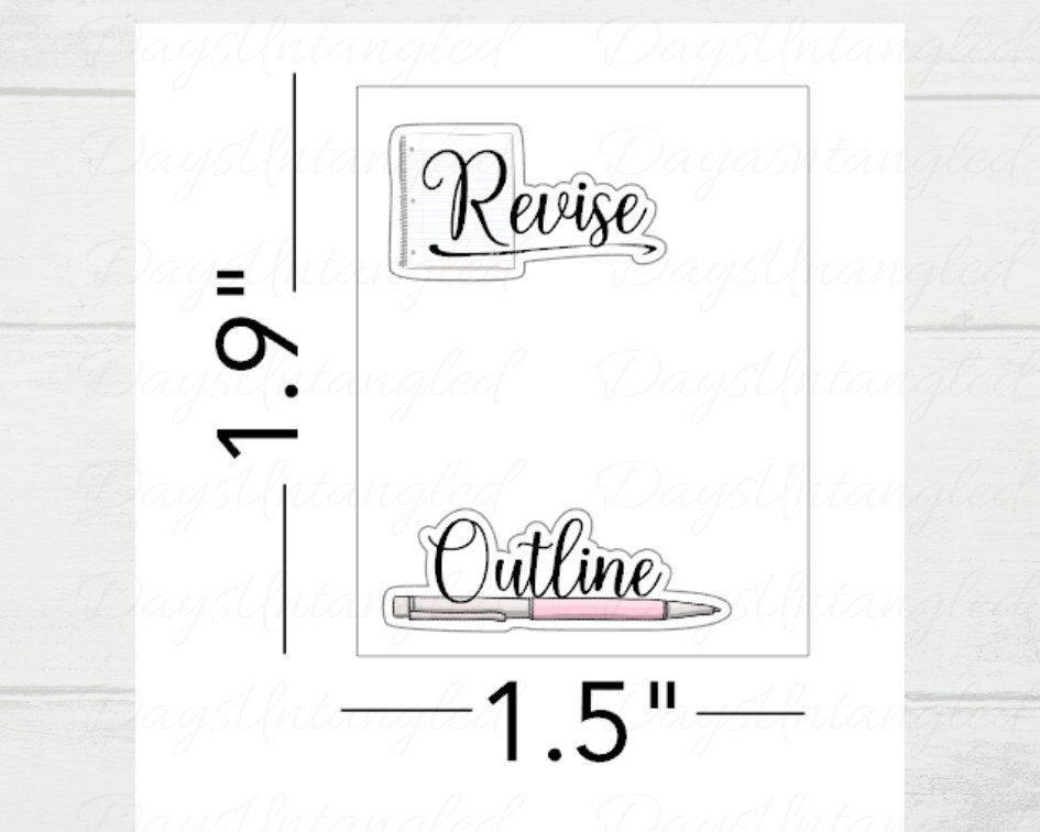 Printable Write Stickers Functional for Planners Writing - Etsy Australia