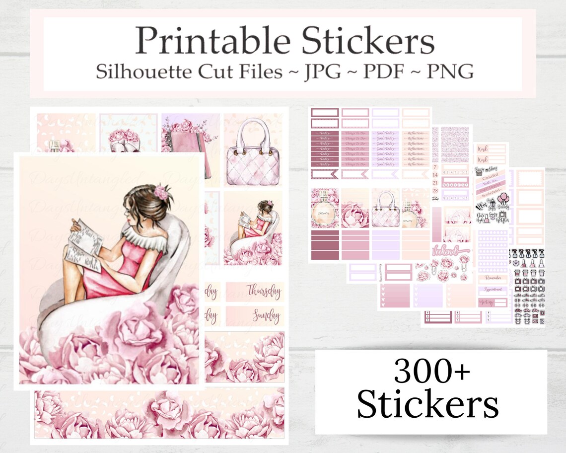 Me Time Printable Planner Stickers Weekly Kit Diary Writer - Etsy
