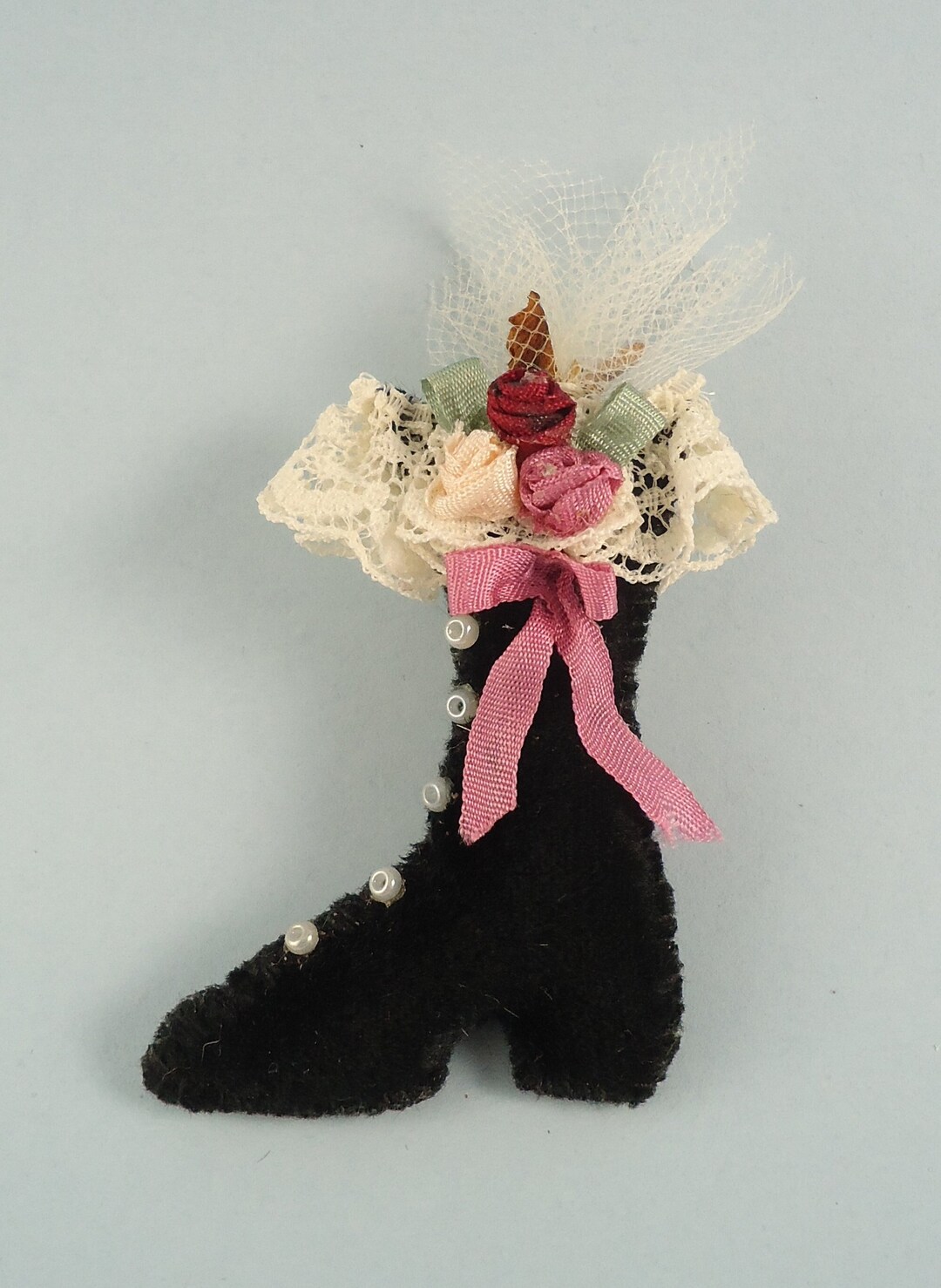 Dollhouse Miniature - Victorian Sachet Boot - Etsy