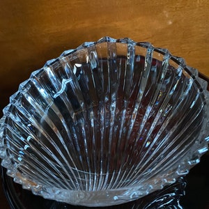 Heavy Crystal Shell Design Bowl - Etsy