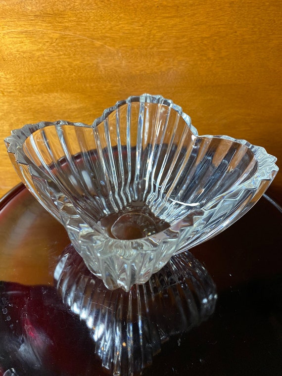 Mikasa Crystal Bowl lydia Pattern. Etsy