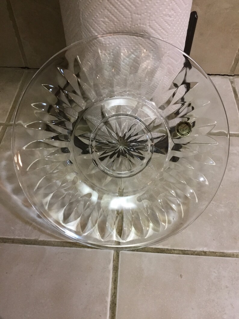 Princess House Crystal Plate - Etsy