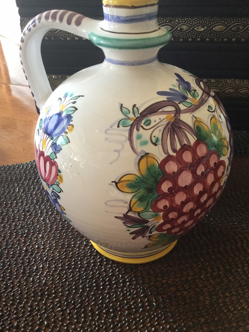 Modra Ludova Majolika Jug - Etsy