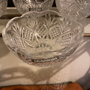 Shannon Crystal Bowls - Etsy