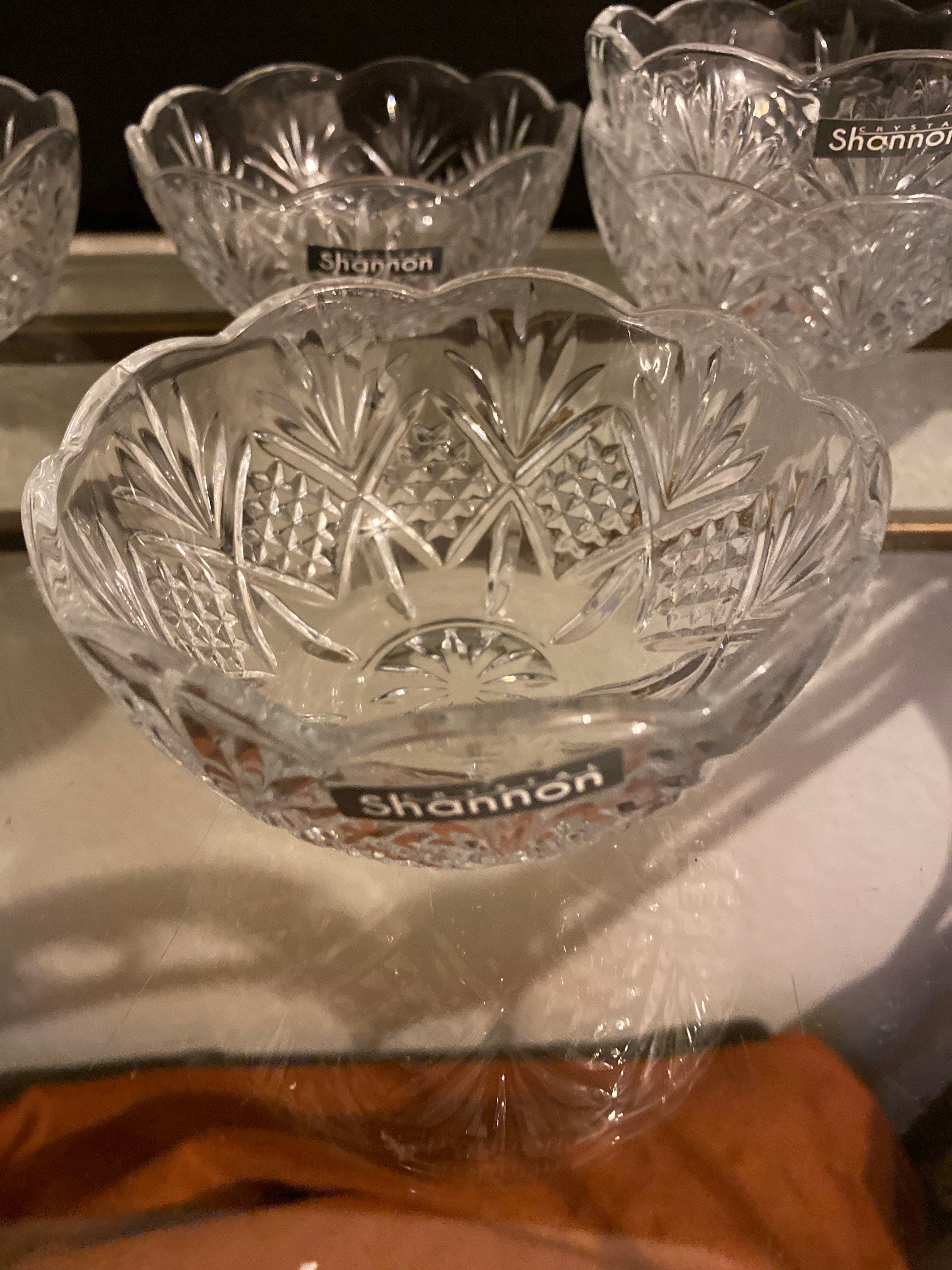 Shannon Crystal Bowls - Etsy