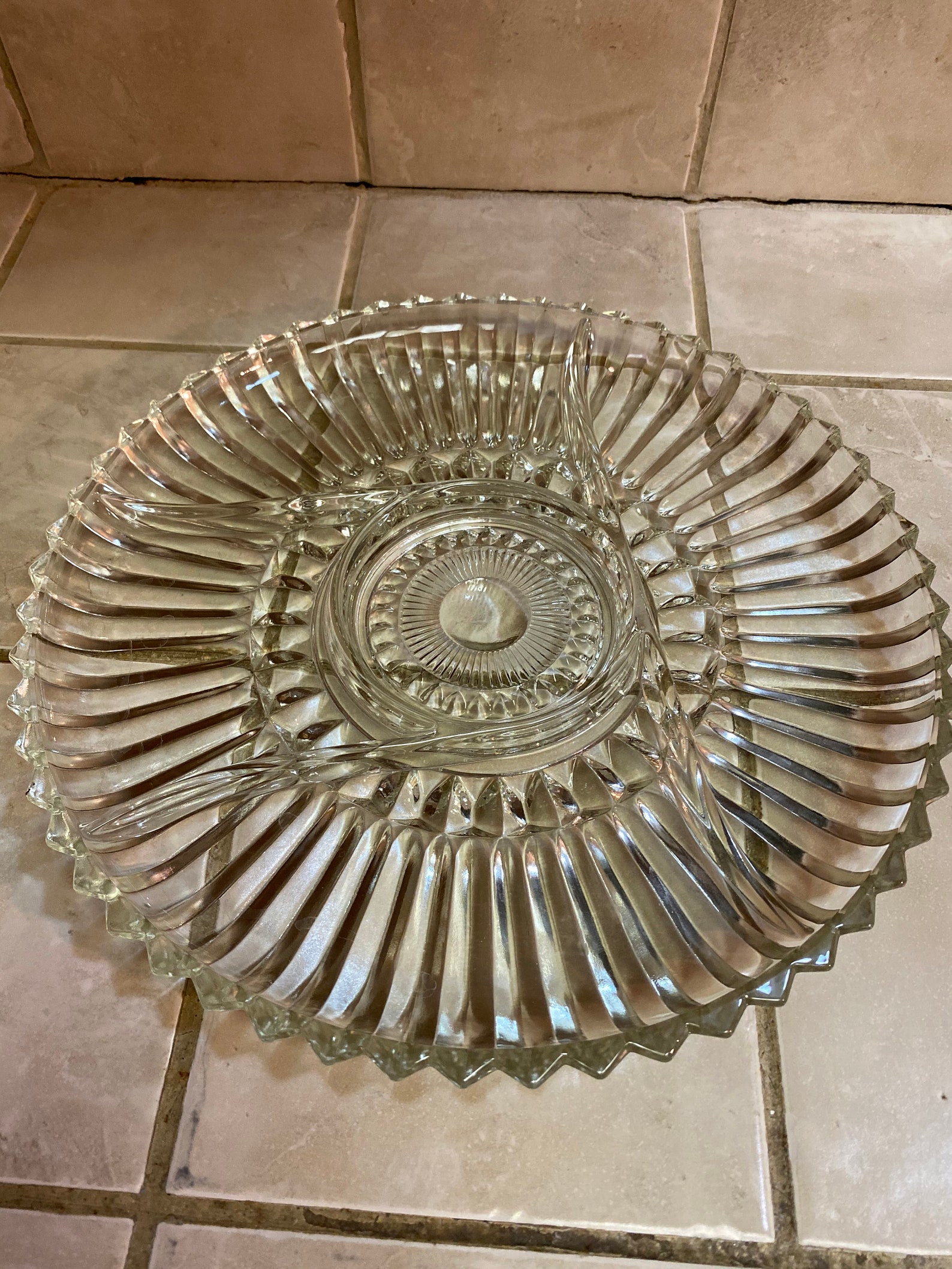 Vintage Relish Tray Dish - Etsy
