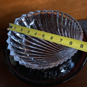 Heavy Crystal Shell Design Bowl - Etsy