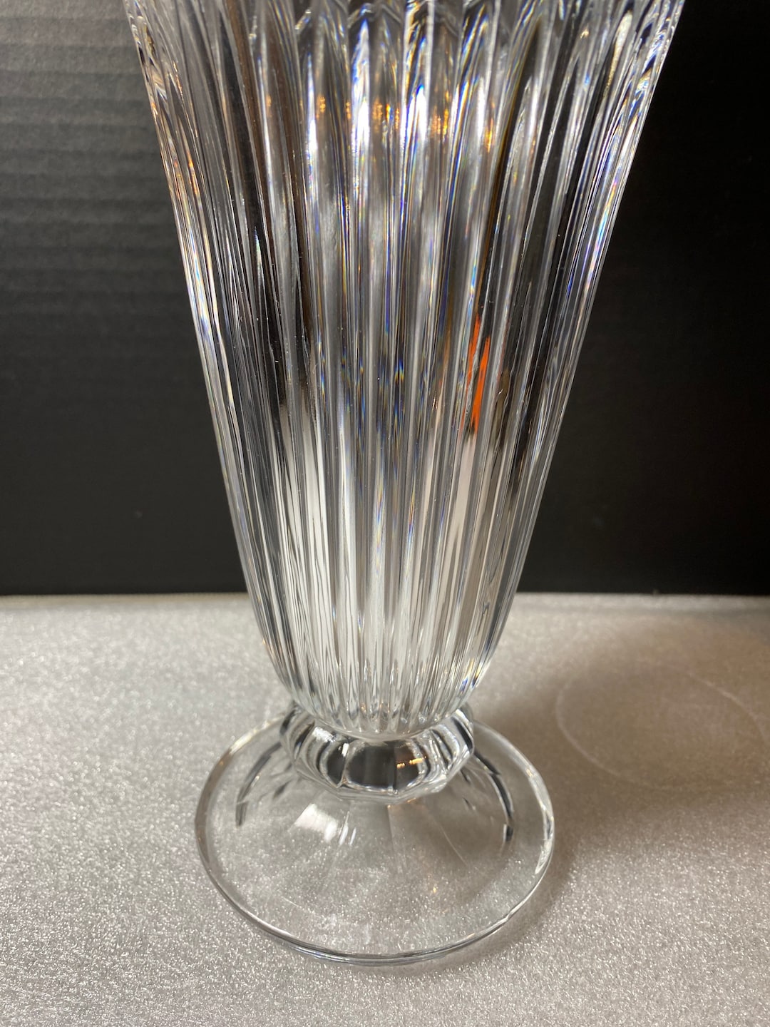 Shannon Crystal Tall Vase - Etsy