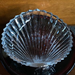 Heavy Crystal Shell Design Bowl - Etsy