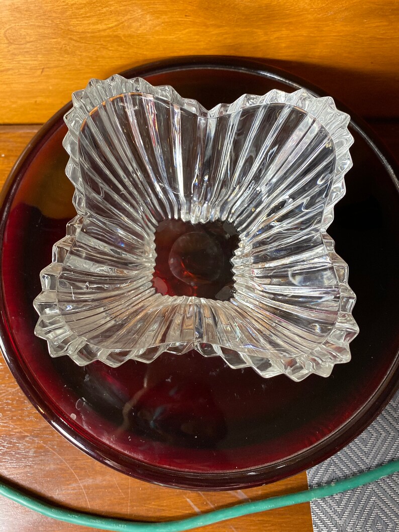 Mikasa Crystal Bowl 'lydia Pattern. - Etsy