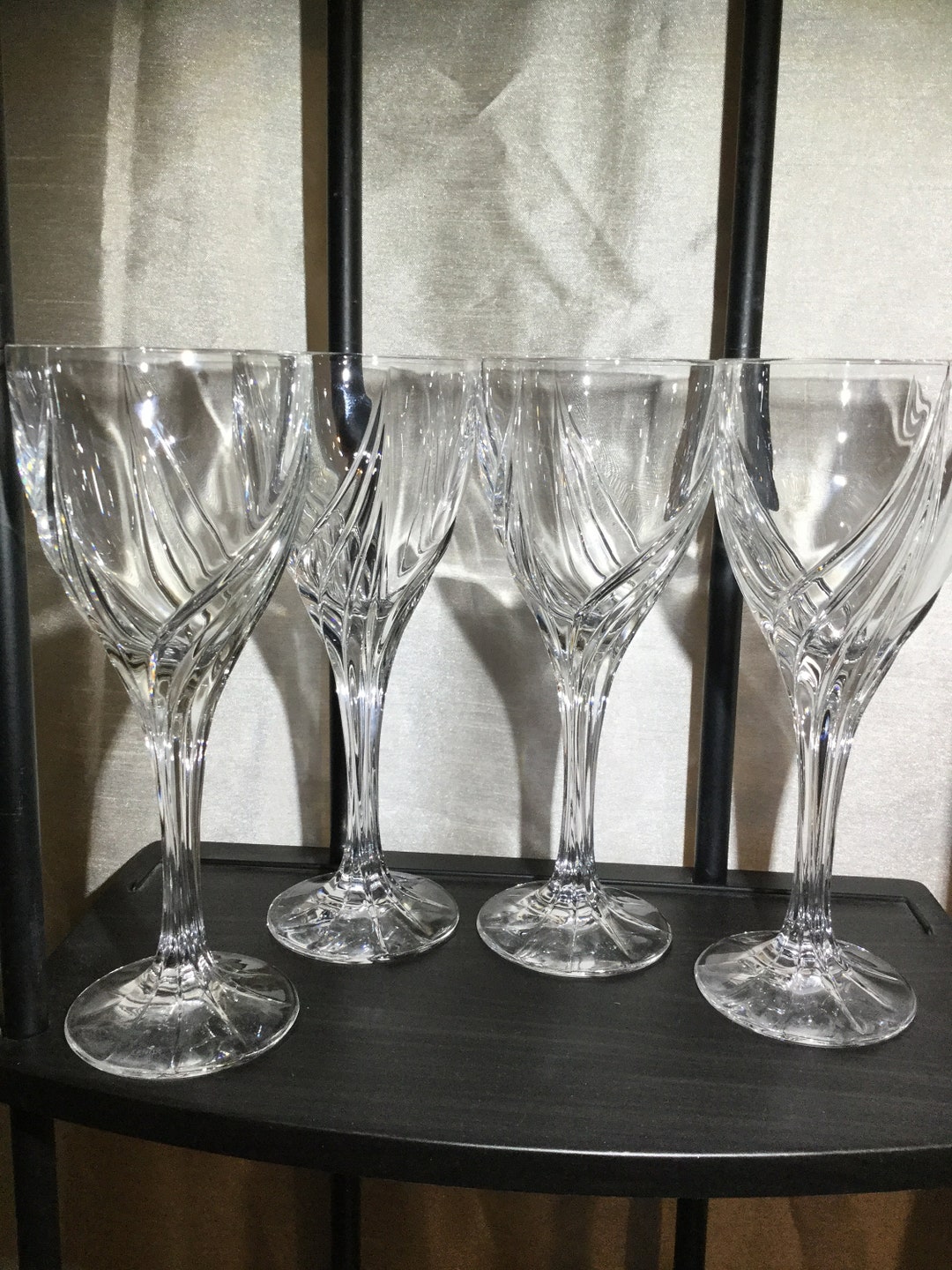 Lenox Blown Cut Crystal Goblets - Etsy
