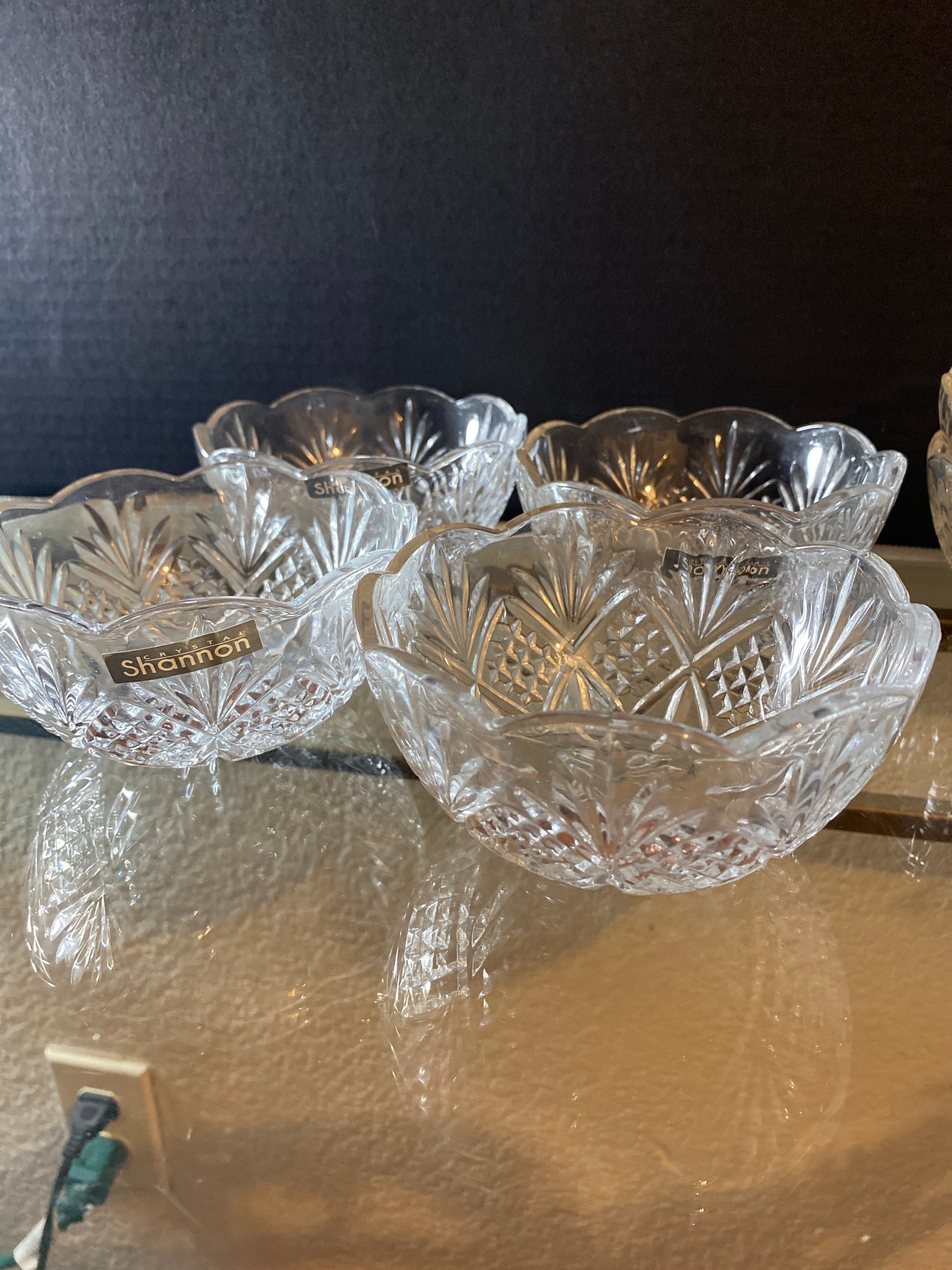 Shannon Crystal Bowls - Etsy