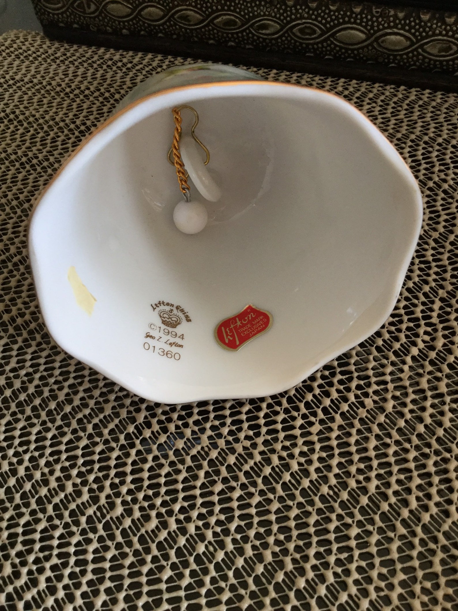 1994 Lefton China Bell - Etsy