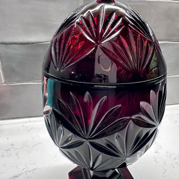 Ruby Red Egg Shape - Etsy