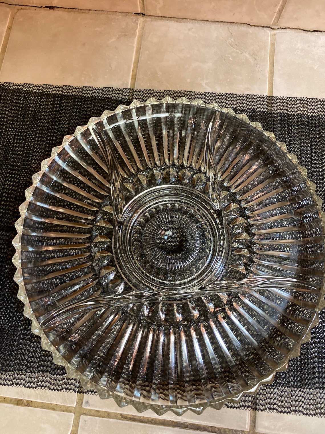 Vintage Relish Tray Dish - Etsy