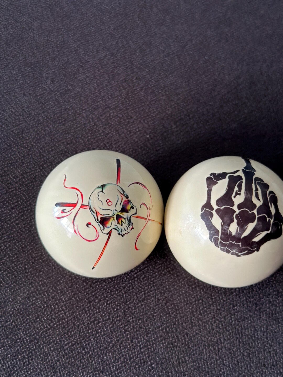 Skull and Finger Cue Balls - Etsy
