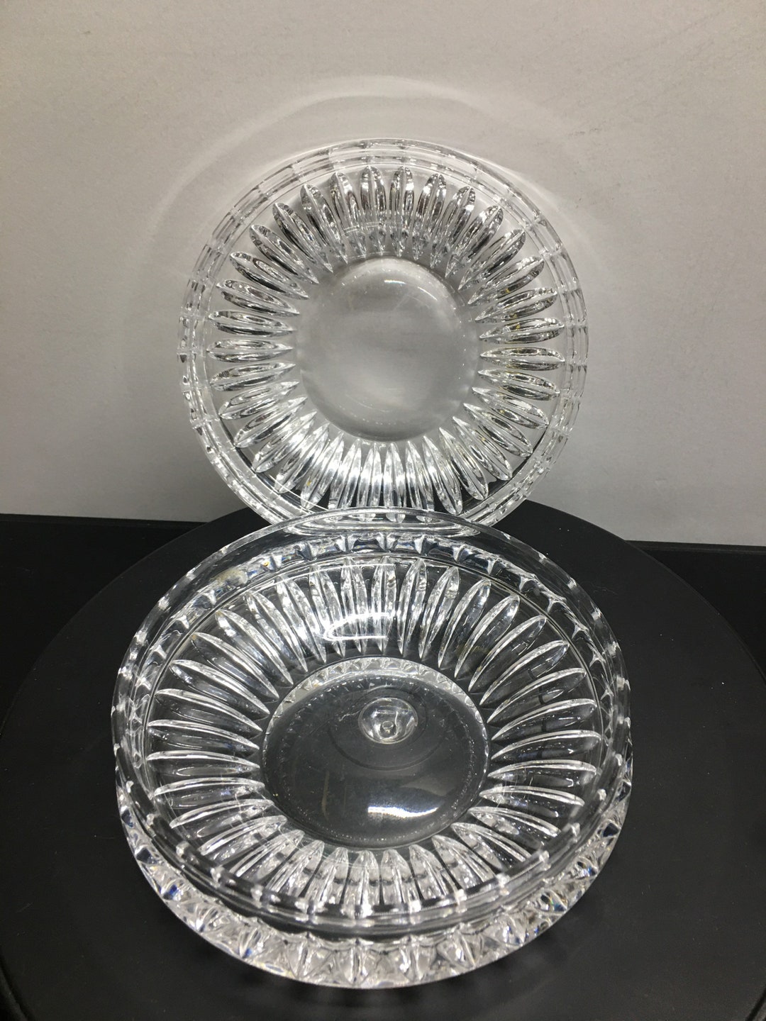 Gorham Lead Crystal Bowl/plates - Etsy