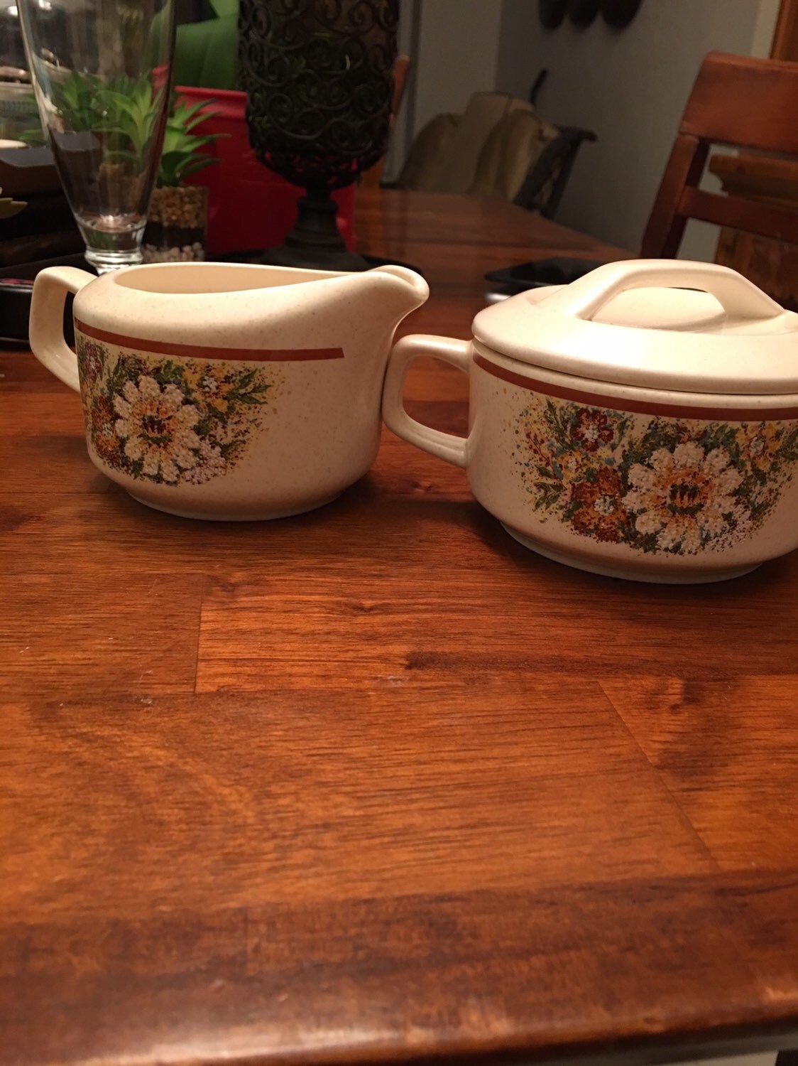 Vintage Lenox Temper-ware creamer and sugar bowl | Etsy