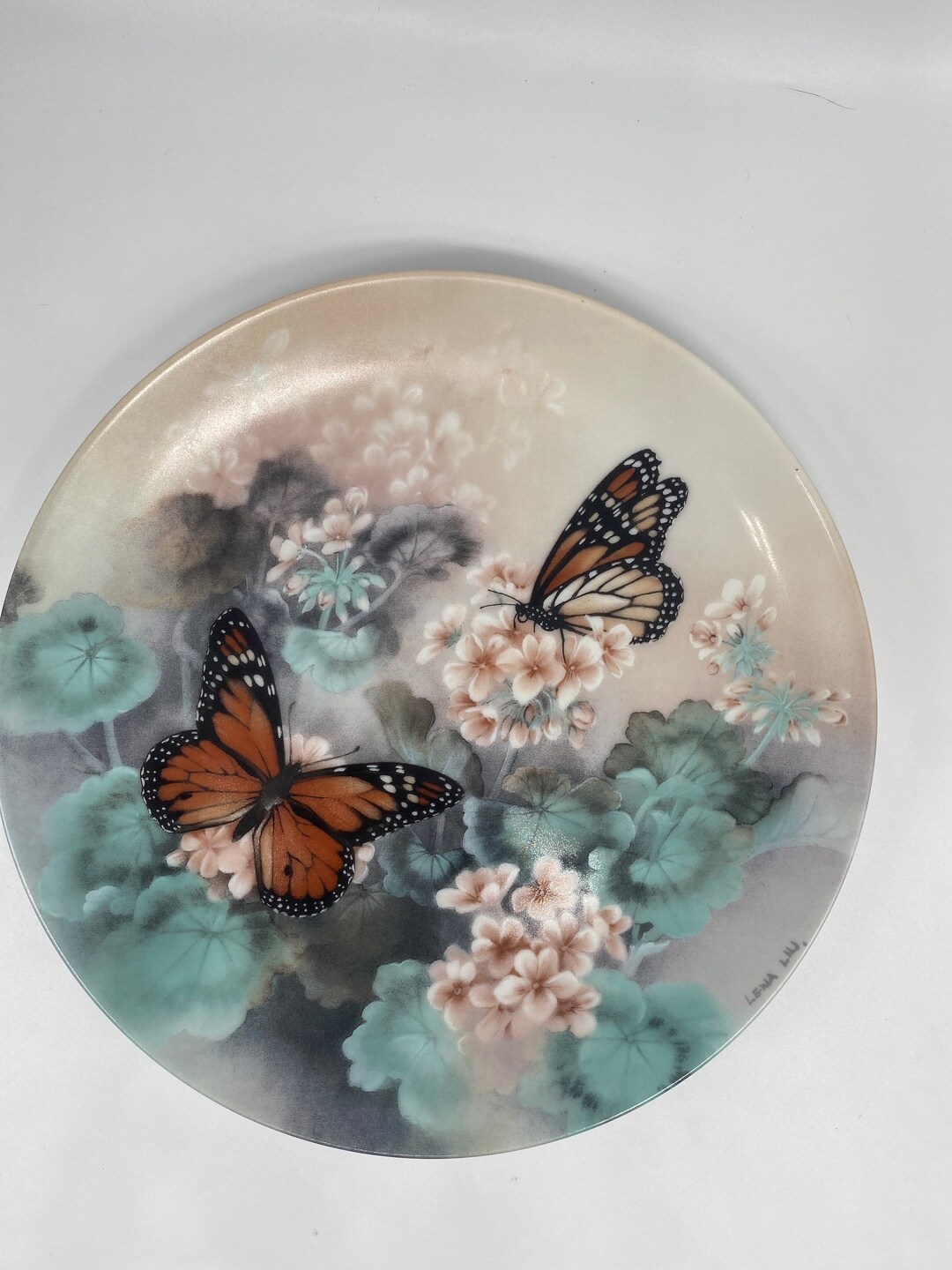 Monarch Butterflies Porcelain Plate Collection - Etsy