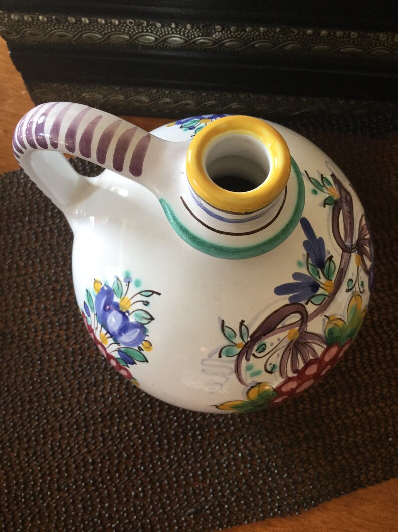 Modra Ludova Majolika Jug - Etsy